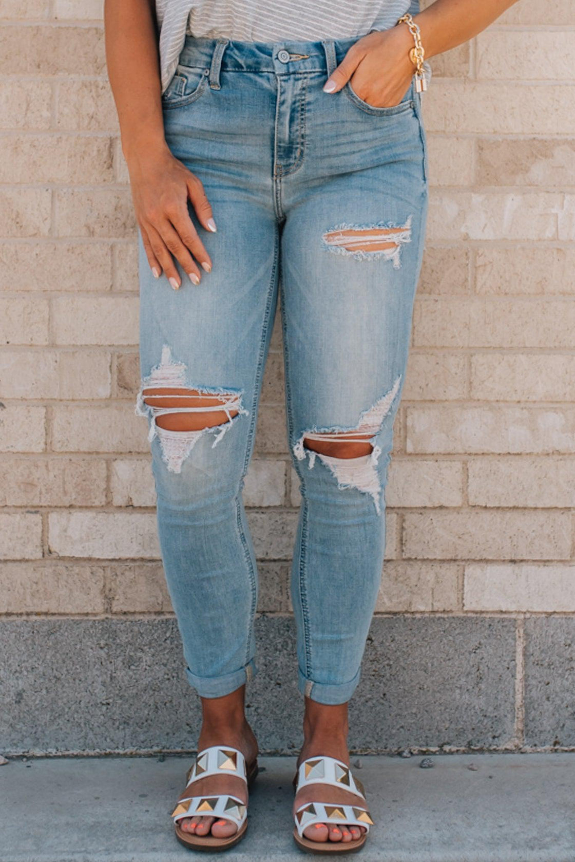 Bri High Rise Skinny Jeans – RubyClaire Boutique