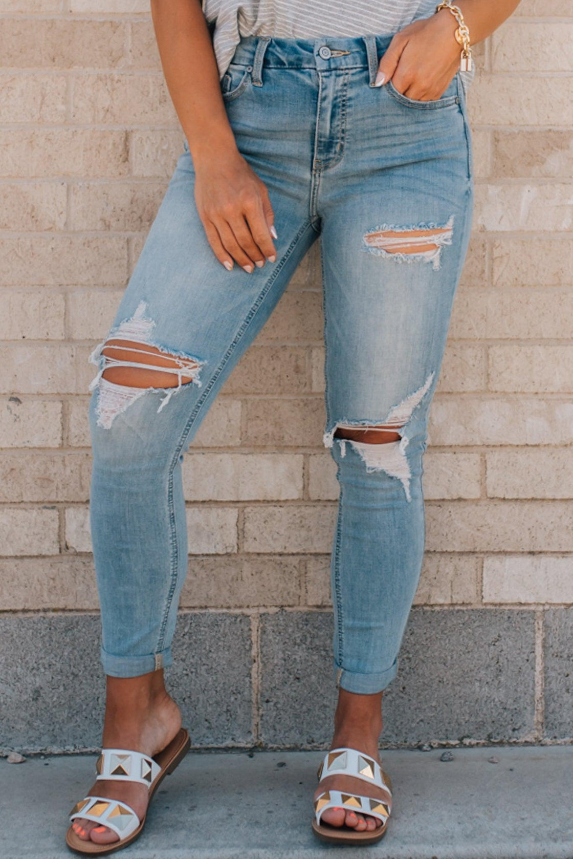 Bri High Rise Skinny Jeans – RubyClaire Boutique