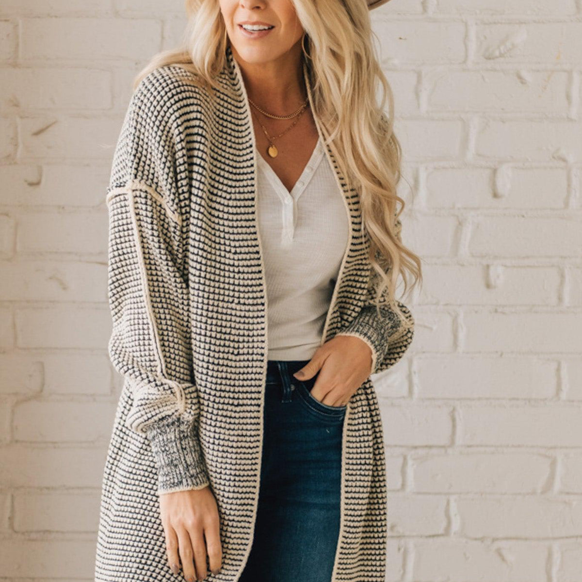 Chunky Knit Oversized Cardigan – RubyClaire Boutique