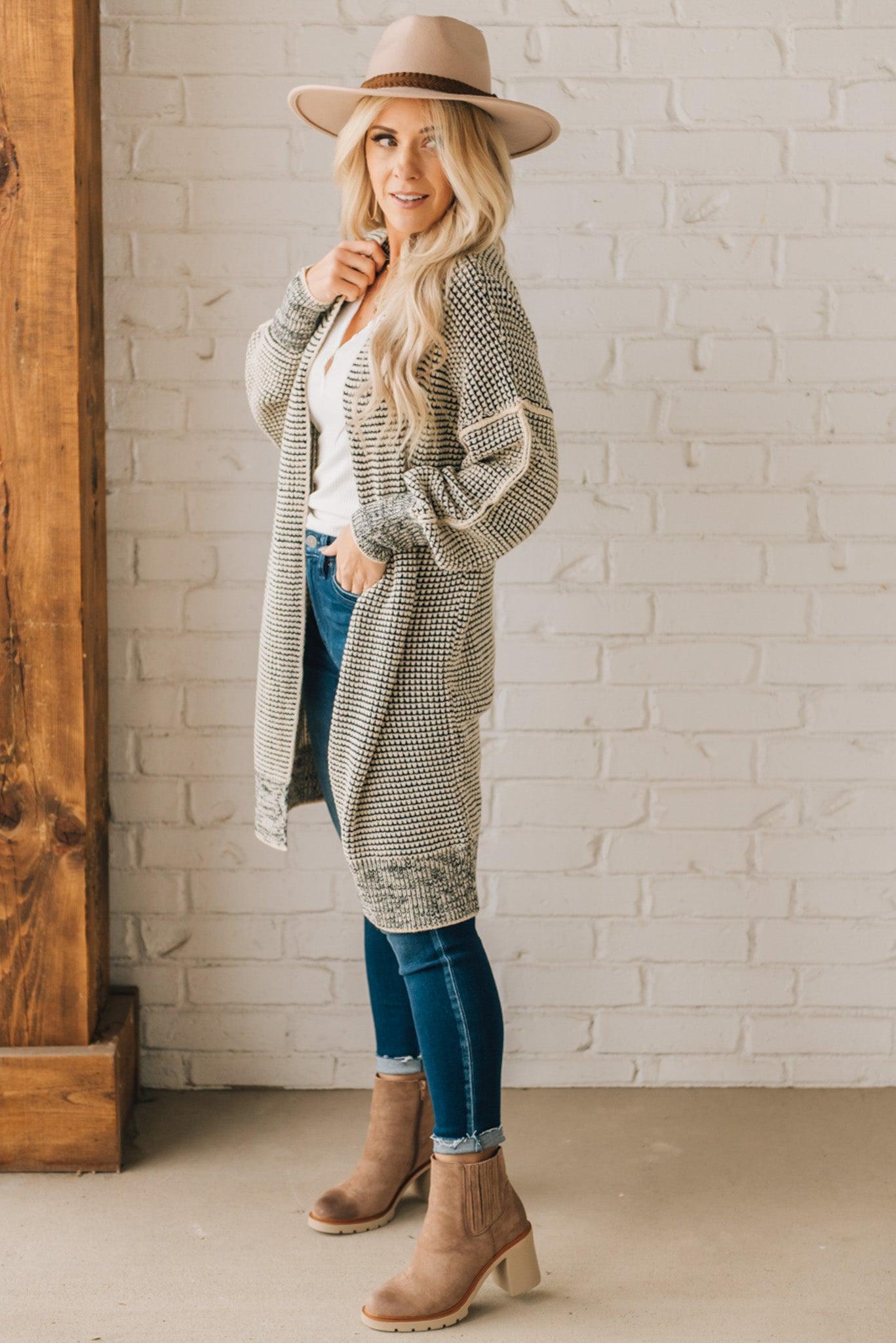 Chunky Knit Oversized Cardigan – RubyClaire Boutique